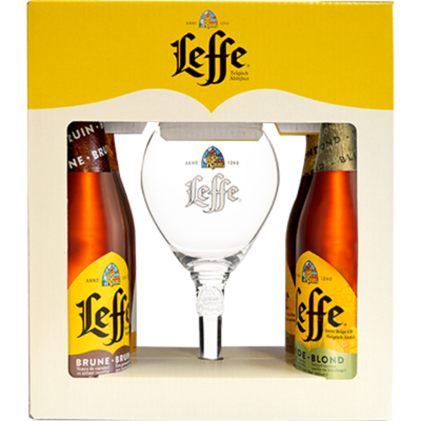 Brouwerij Artois Leffe Giftpack | Bierfamilie.nl