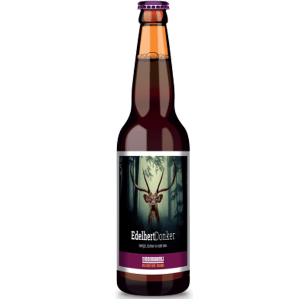 De Heidebrouwerij Edelhert Donker | Bierfamilie.nl